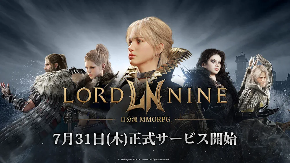 LORDNINE launches in Japan - Smilegate's open-world RPG opens pre ...