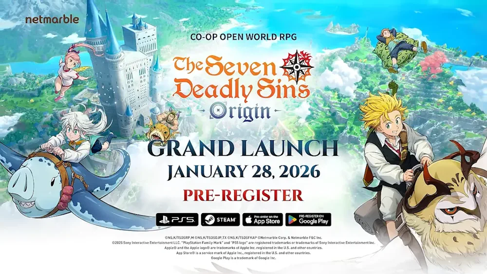 The Seven Deadly Sins: Origin launches January 2026 on Mobile and ...