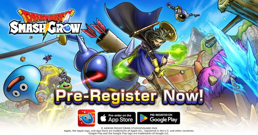Dragon Quest Smash Grow - Opens Mobile Pre-Registration Worldwide - Daikama